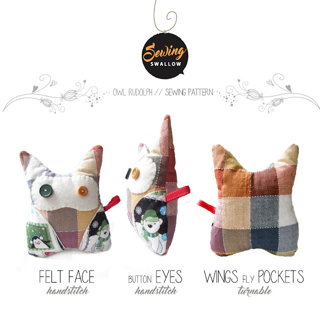 DIYStuffies: For OWL lovers- Stuffed Owl sewing pattern