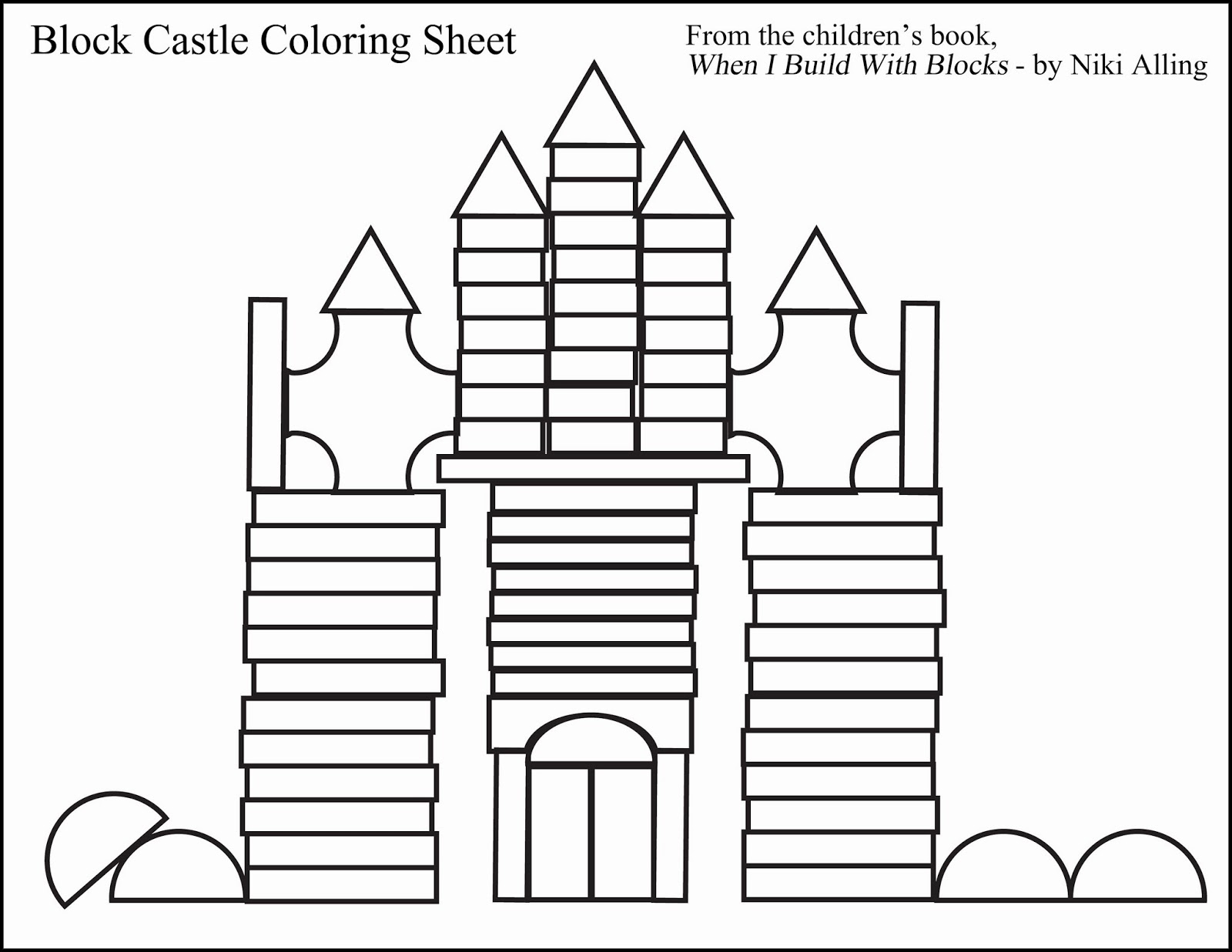Niki Alling's Blog: When I Build with Blocks - (Picture Book)