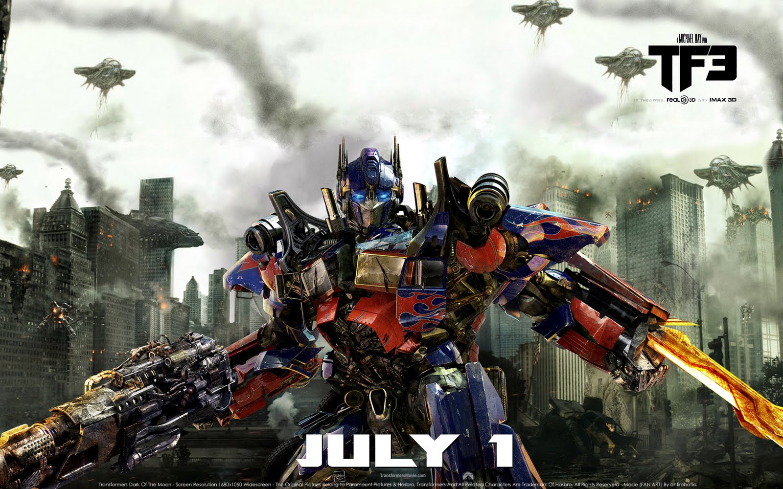 antirobotic Desktop Wallpaper Blogstation: TF3 : Dark Of The Moon ...