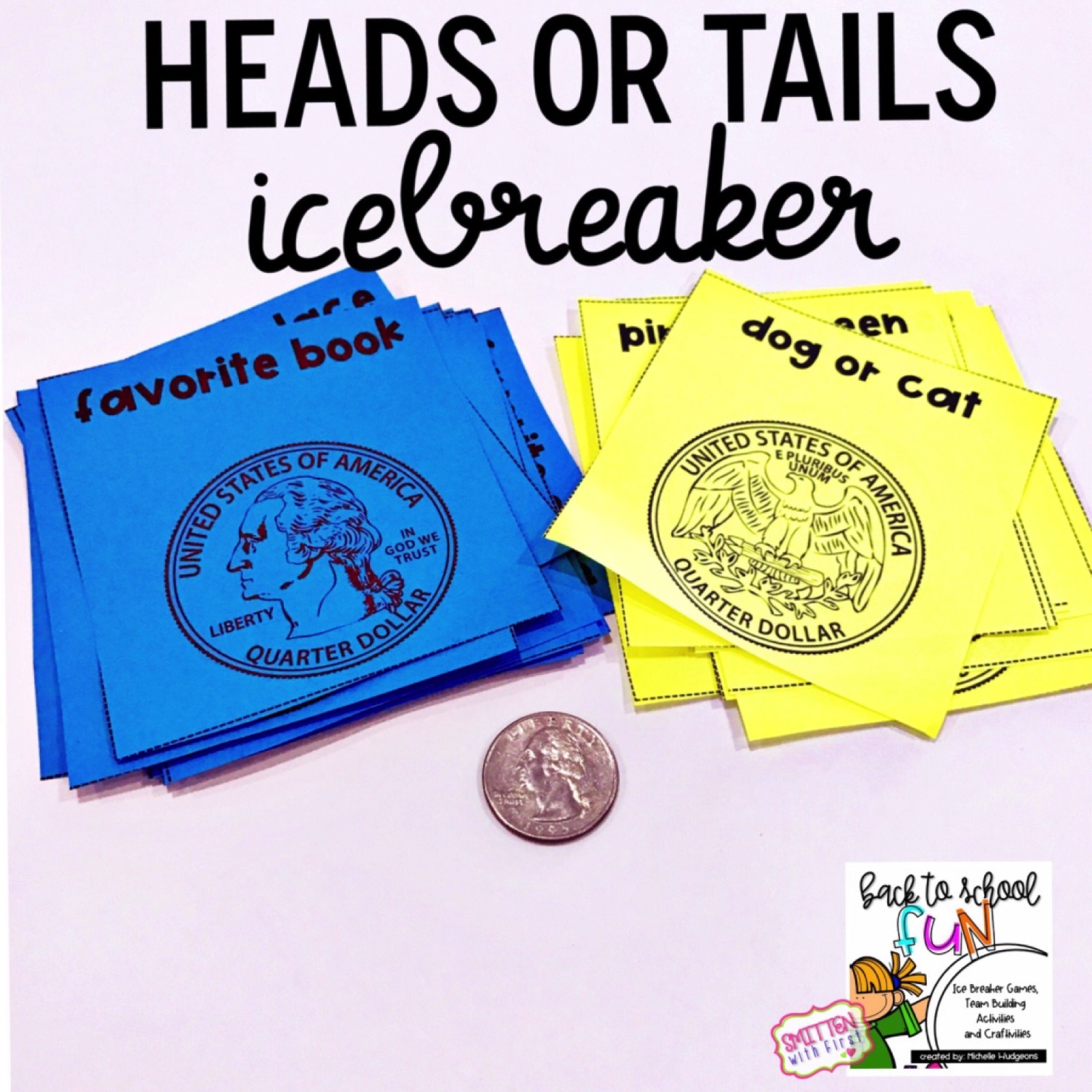 Back to School Icebreakers plus a FREEBIE - Smitten with First