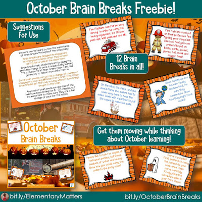 Elementary Matters: Almost October? Time for Some Freebies!