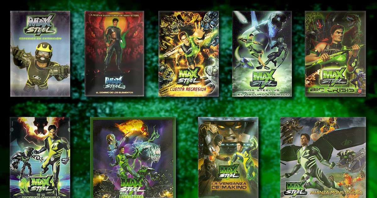 Max Steel Fanáticos: Biblioteca Max Steel de DVD