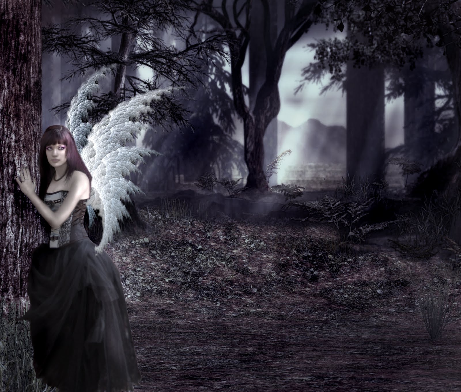 The Pic Wallpapers: Emo angel love