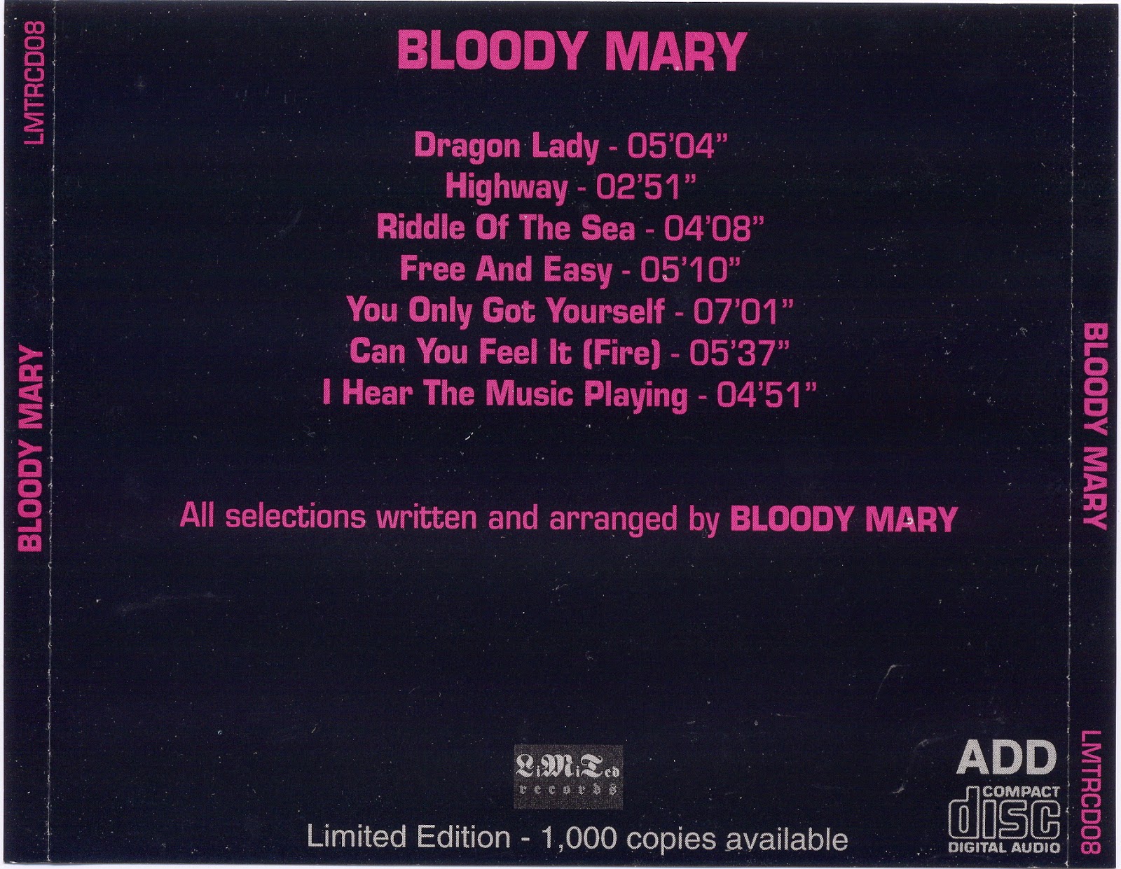 Luz ao Rock Obscuro: Bloody Mary - Bloody Mary (1974)