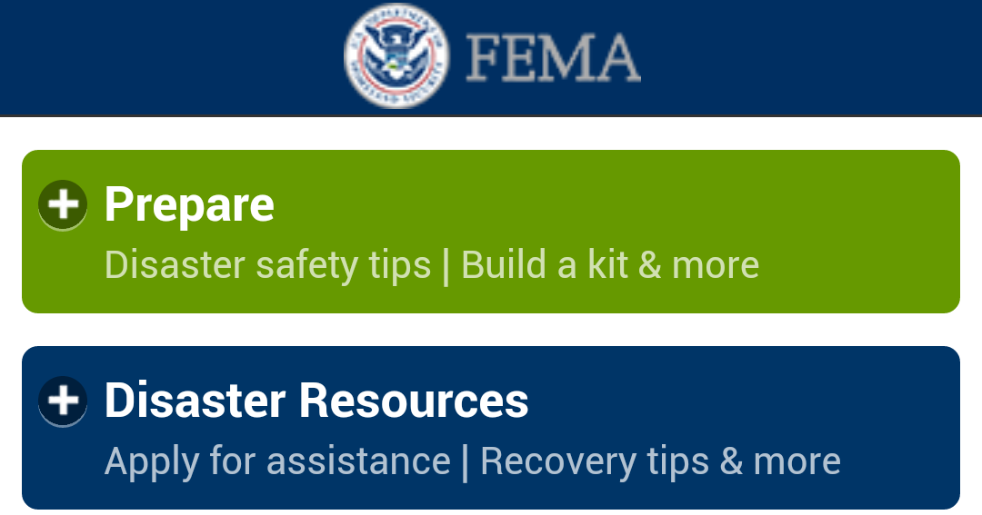 Digital Disaster Relief Support : FEMA Smart phone App review Part I