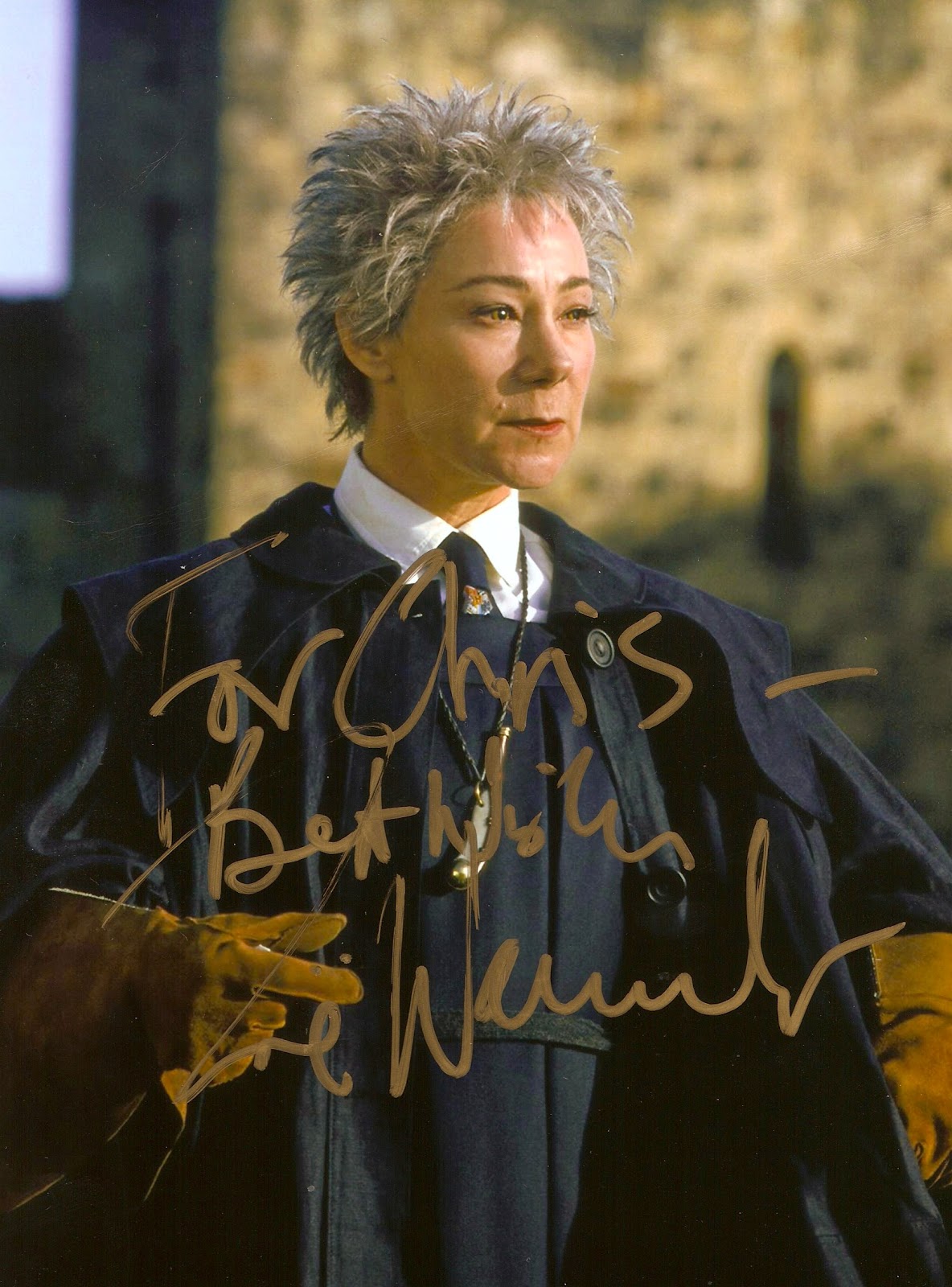 Chris Autographs: Zoë Wanamaker