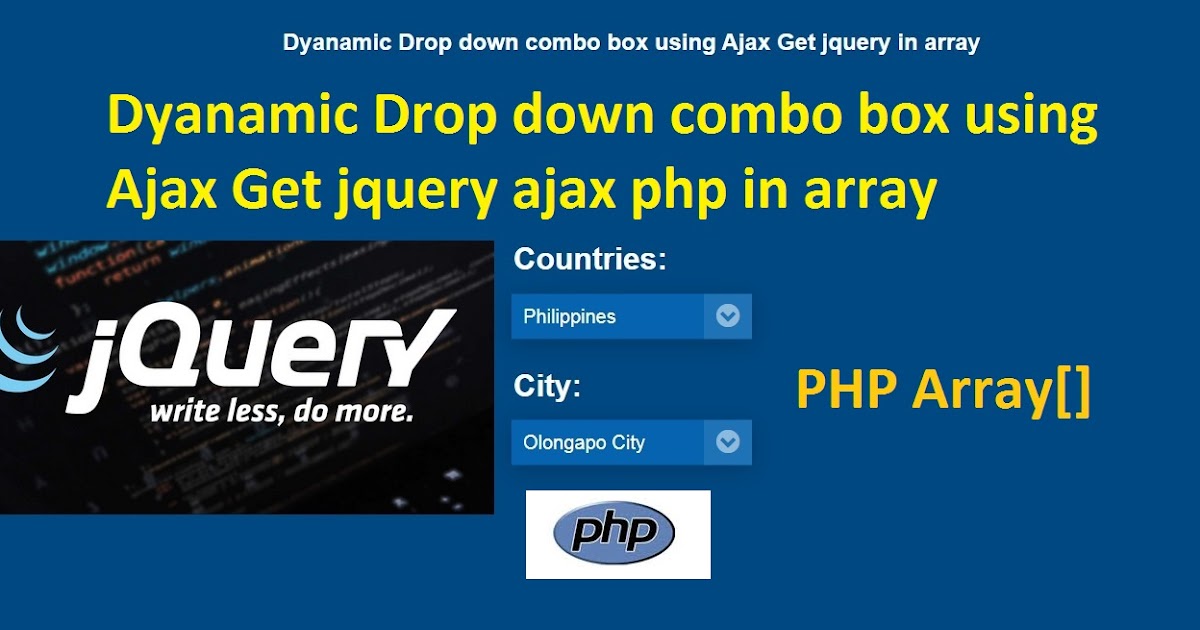 Dyanamic Drop down combo box using Ajax Get jquery | Tutorial101
