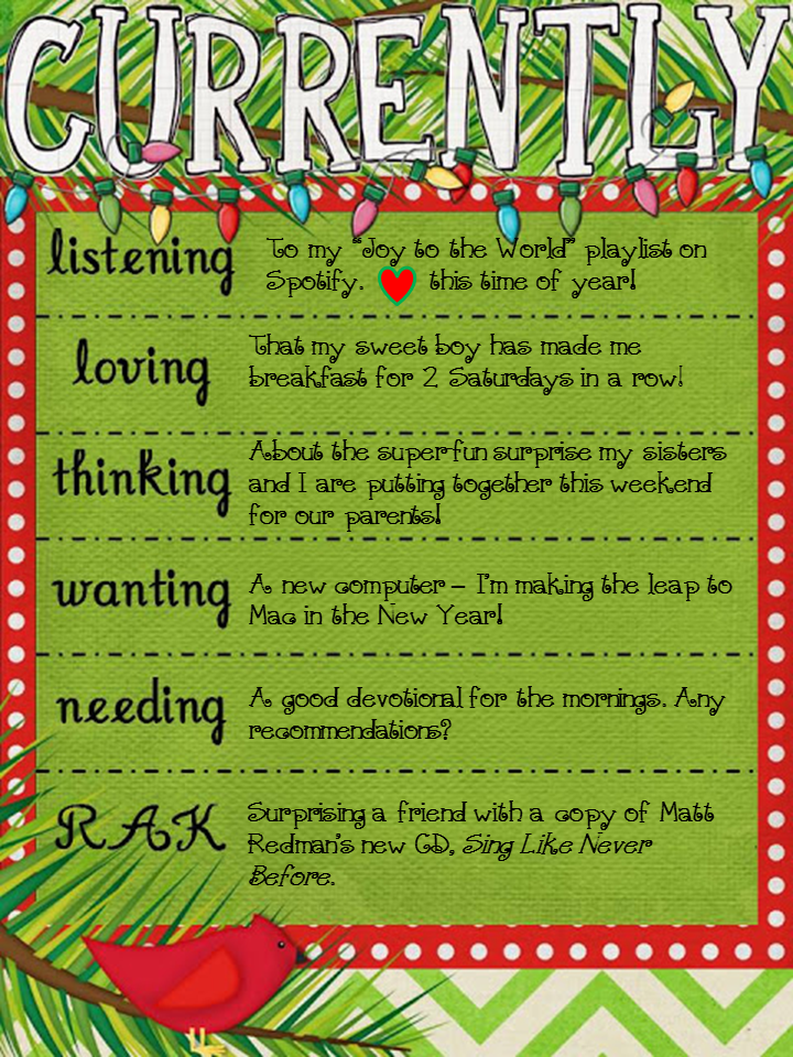 Currently, 12 Days of Christmas and a Giveaway! - The Elementary Bookworm