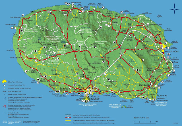 montaña en libertad: RECORRIDO POR LA ISLA DE TERCEIRA, (ISLAS AZORES)
