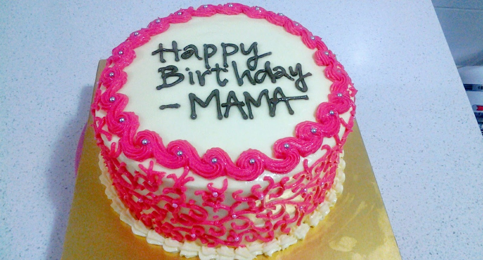 Airtangan Cik Siti: Birthday Cake for MAMA