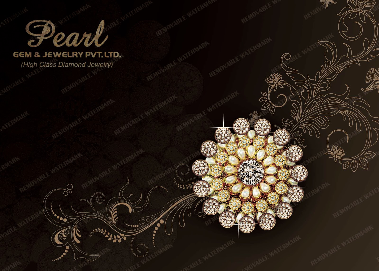 Ashish Desk: Greeting Card Designs for Pearl Gem & Jewellery