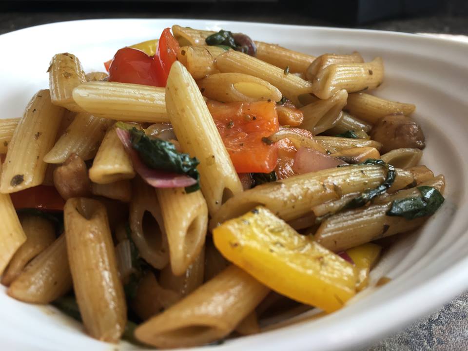 Vegetable Balsamic Penne – The Home Baked Vegan