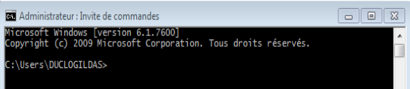 Leçon 1 : Utilisation de l'invite de commandes