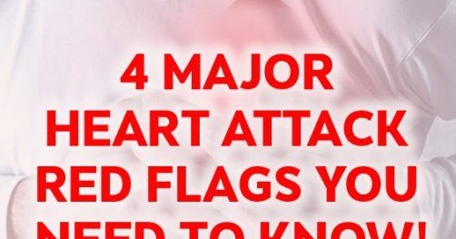 4 Major Heart Attack Flags You Need to Know!