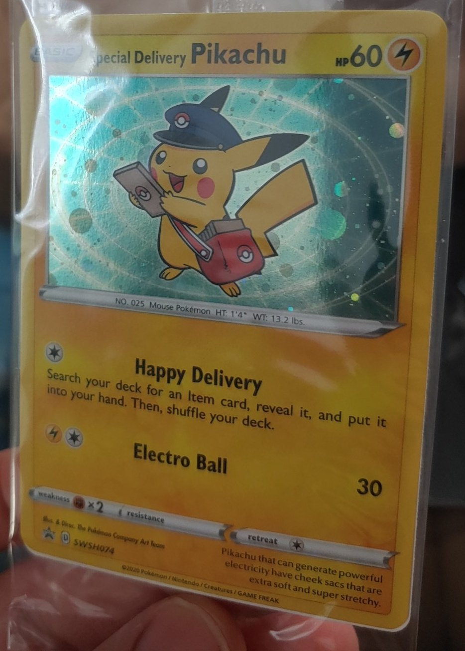 Pokémon TCG: Special Delivery Pikachu Promo at Pokémon Center