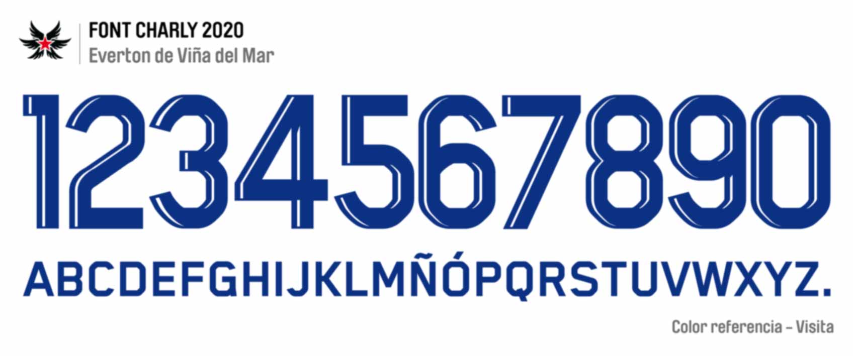 TIPOGRAFIAS Y FONTS: Font Everton de Viña del Mar / Charly 2020