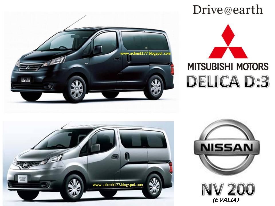 I LOVE OTOMOTIF: Mitsubishi Delica D-3 also known as Nissan NV 200 (Evalia)