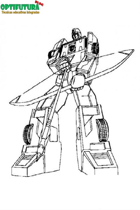 Transformers [Dibujos para colorear] ~ Optifutura