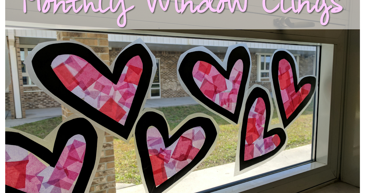 Monthly Window Clings - Teacher by the Beach