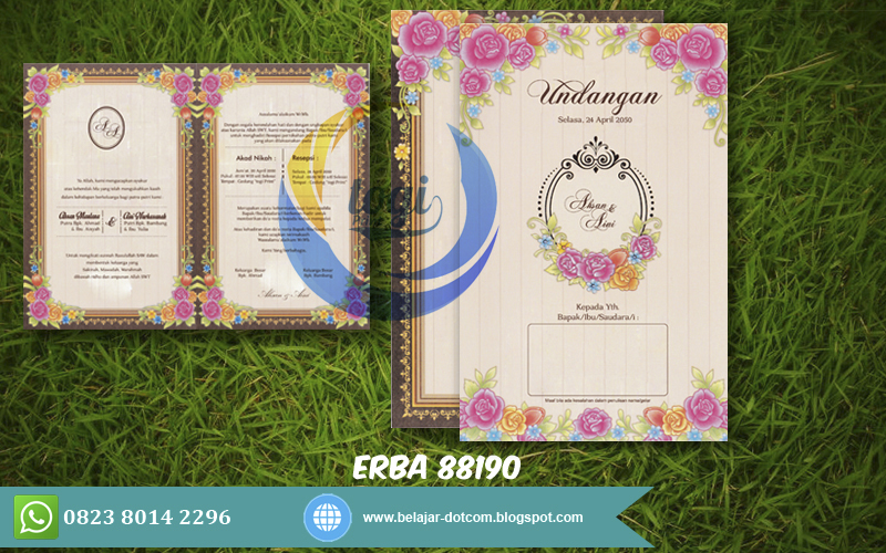 Download Blangko Undangan ERBA 88190 Format Cdr - Kumpulan Tutorial
