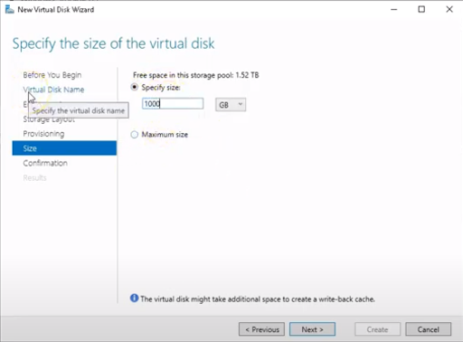 The Optionkey Blog Setting Up Storage Spaces Virtual Disk With A Two Disk Parity Using Powershell