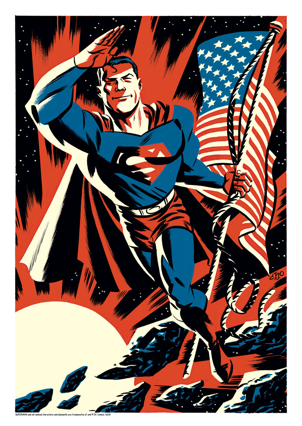 INSIDE THE ROCK POSTER FRAME BLOG: Michael Cho Superman Truth, Justice ...