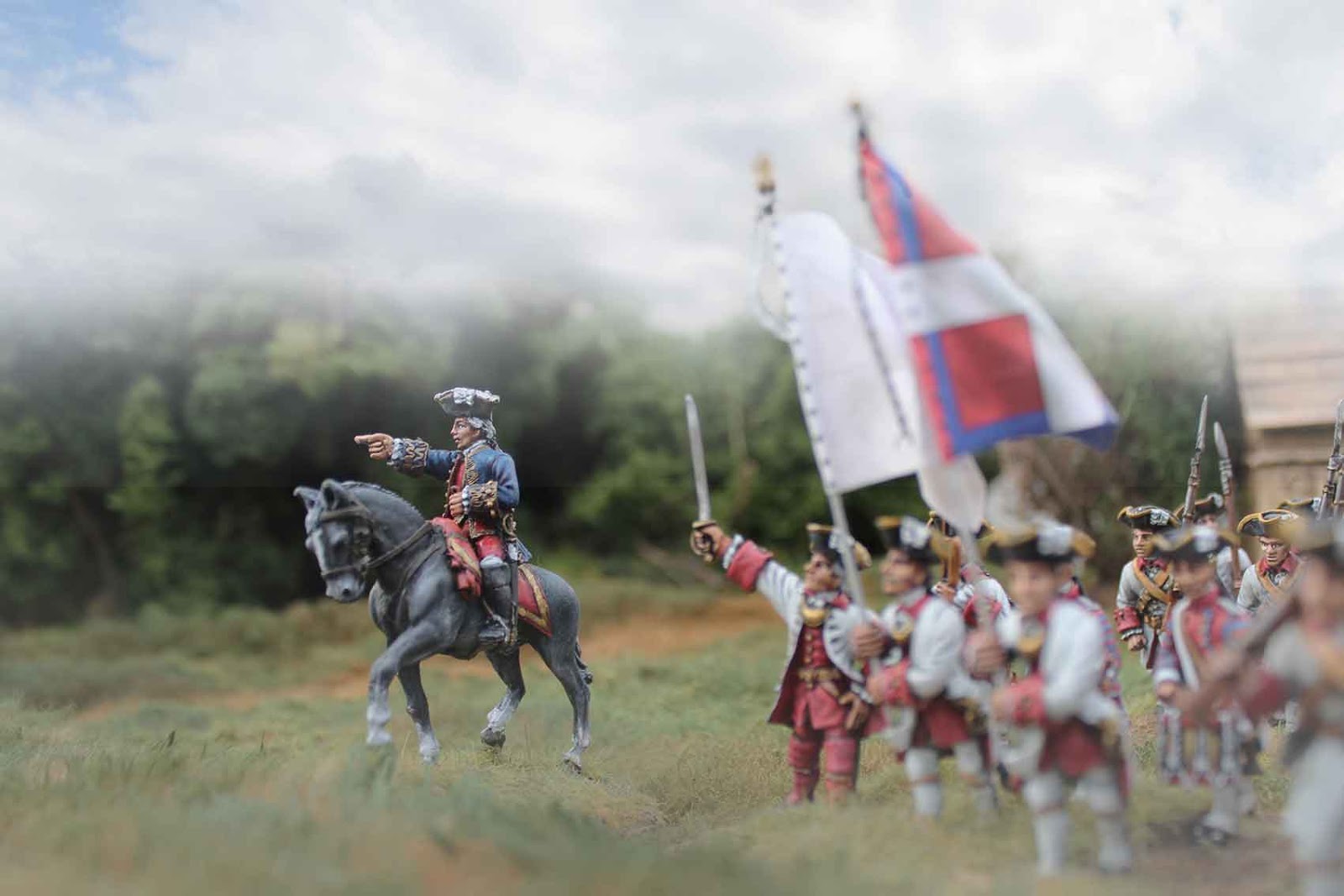 Scheck´s Zinnsoldatenkriege: General Montcalm and the Regiment Chartres
