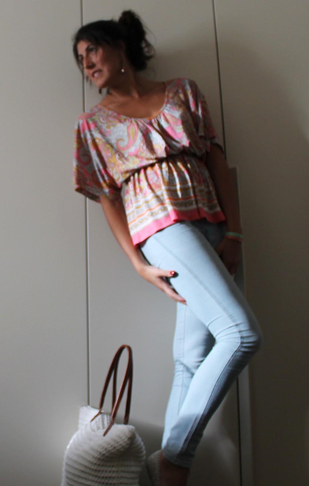 Voulez vous: PINK PATTERNED TOP