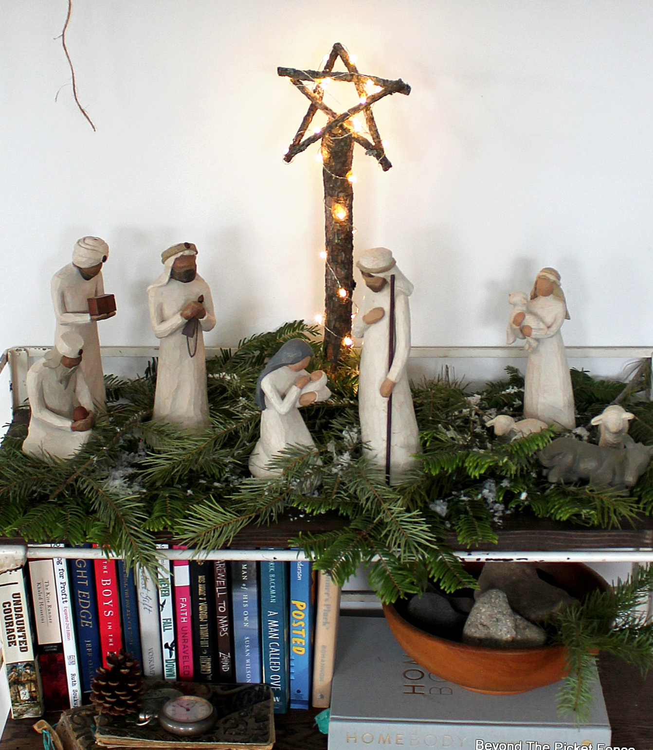 Beyond The Picket Fence: 12 Days of Christmas Day 8 Twigs and Stockings