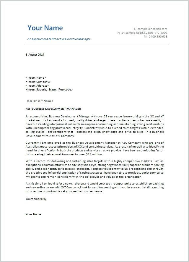 Formal Letter Format Australia - Birthday Letter