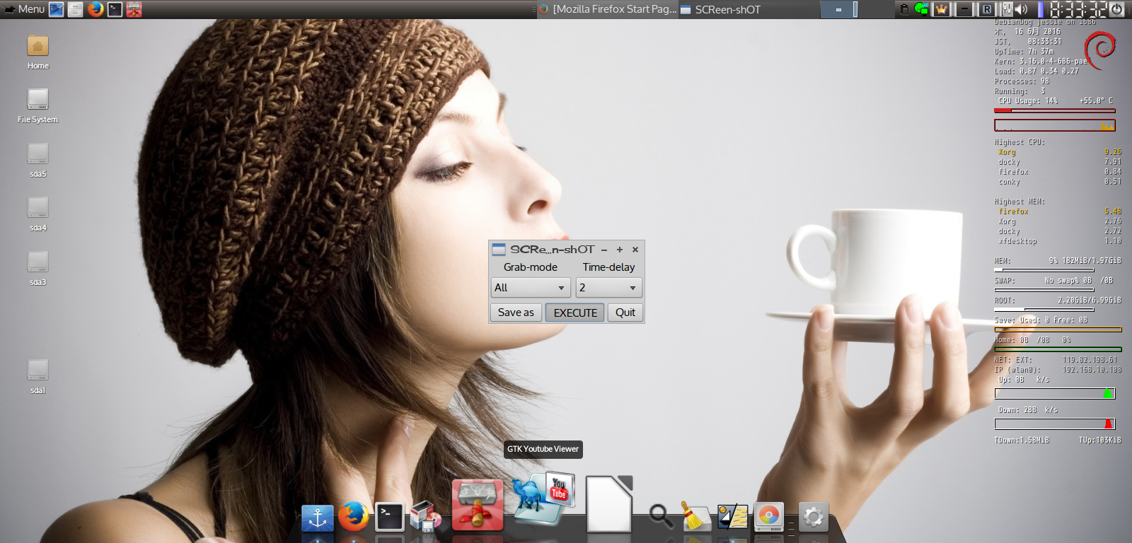 VAIO TYPE P が復活 - Linux 初心者がもがいた記録: Kona Linux の壁紙を