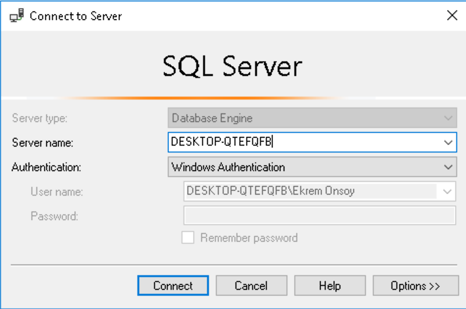 SQL Server Günlüğü: HATA: The SaveToSQLServer method has encountered ...