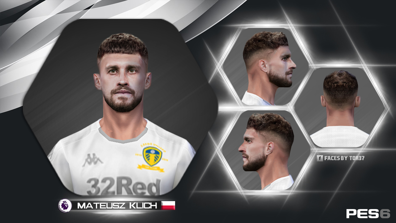 MATEUSZ KLICH / PREMIER LEAGUE / LEEDS UNITED FC ~ PES6 Faces tor37 MATEUSZ KLICH / PREMIER LEAGUE / LEEDS UNITED FC ~ PES6 Faces tor37