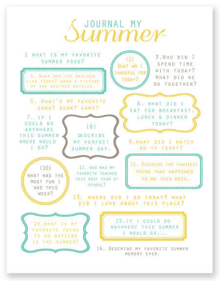 Redfly Creations: Summer of Fun - ideas and printables