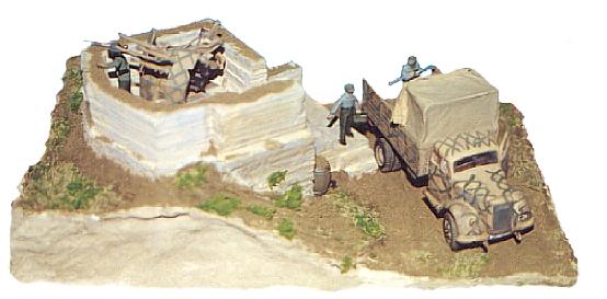 oneseventytwoscale.com: German Flak Outpost - By Nuno Santos