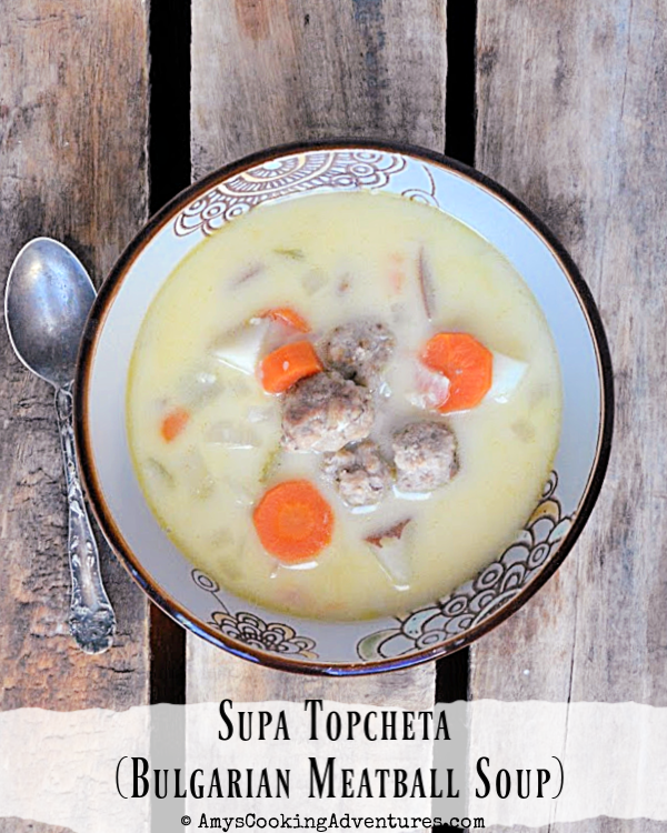 Supa Topcheta (Bulgarian Meatball Soup)