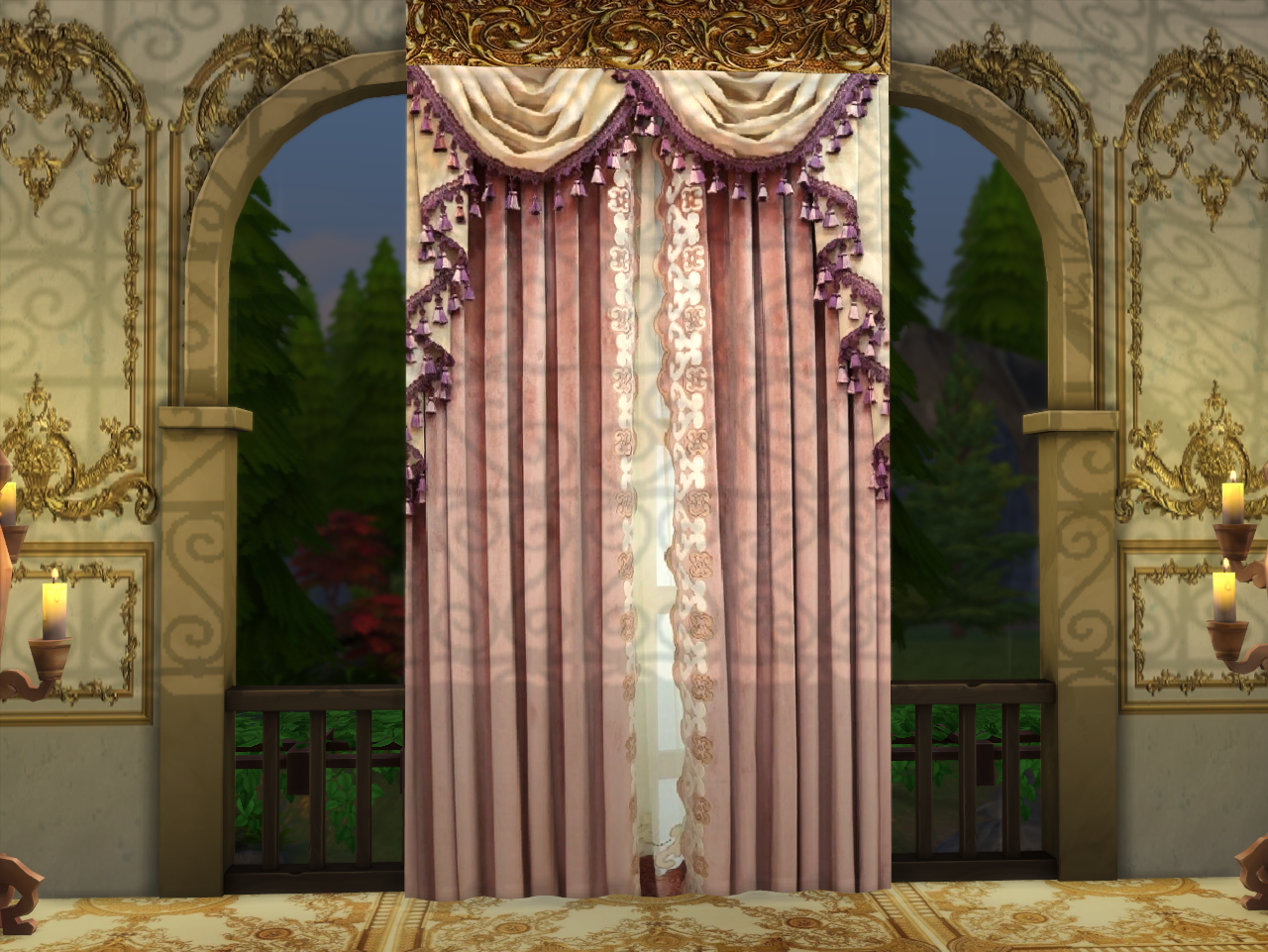 Anna Quinn Stories: Set N*4 Of Elegant Curtains For SIMS 4 :)