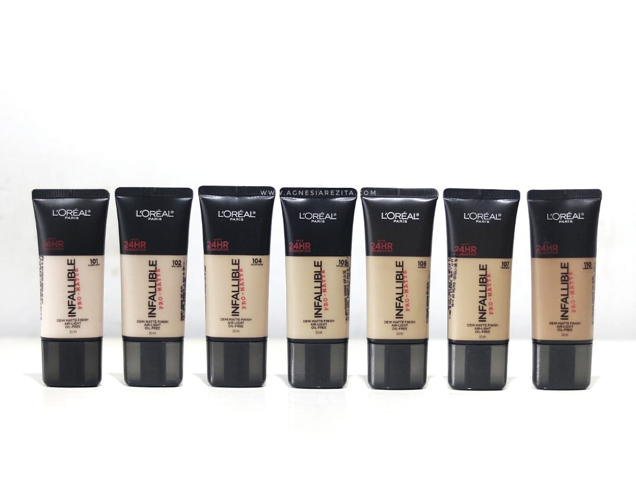 [Review] Loreal Paris Infallible Pro-Matte Foundation All Shades 101 ...