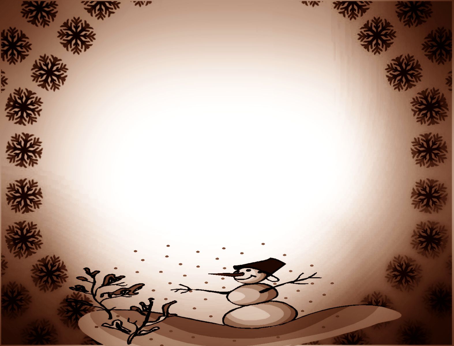 Snowman Borders,Frames And Backdrops