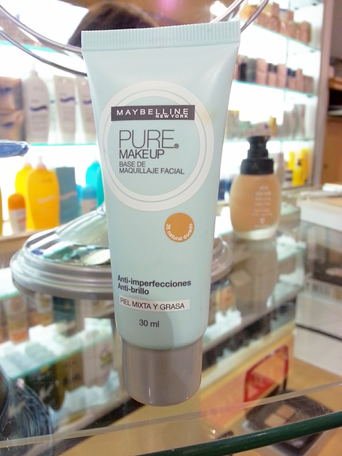 Nueva base de Maybelline, Pure Makeup | Check my make up