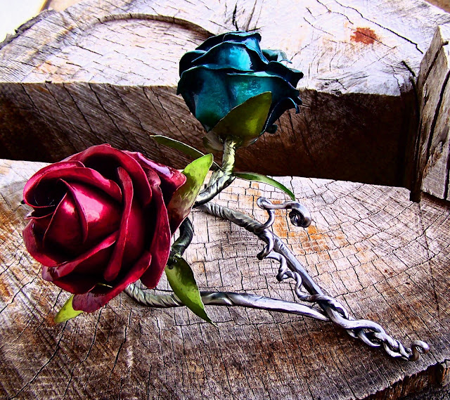 Moody's Garage: Hand Forged Double Rose