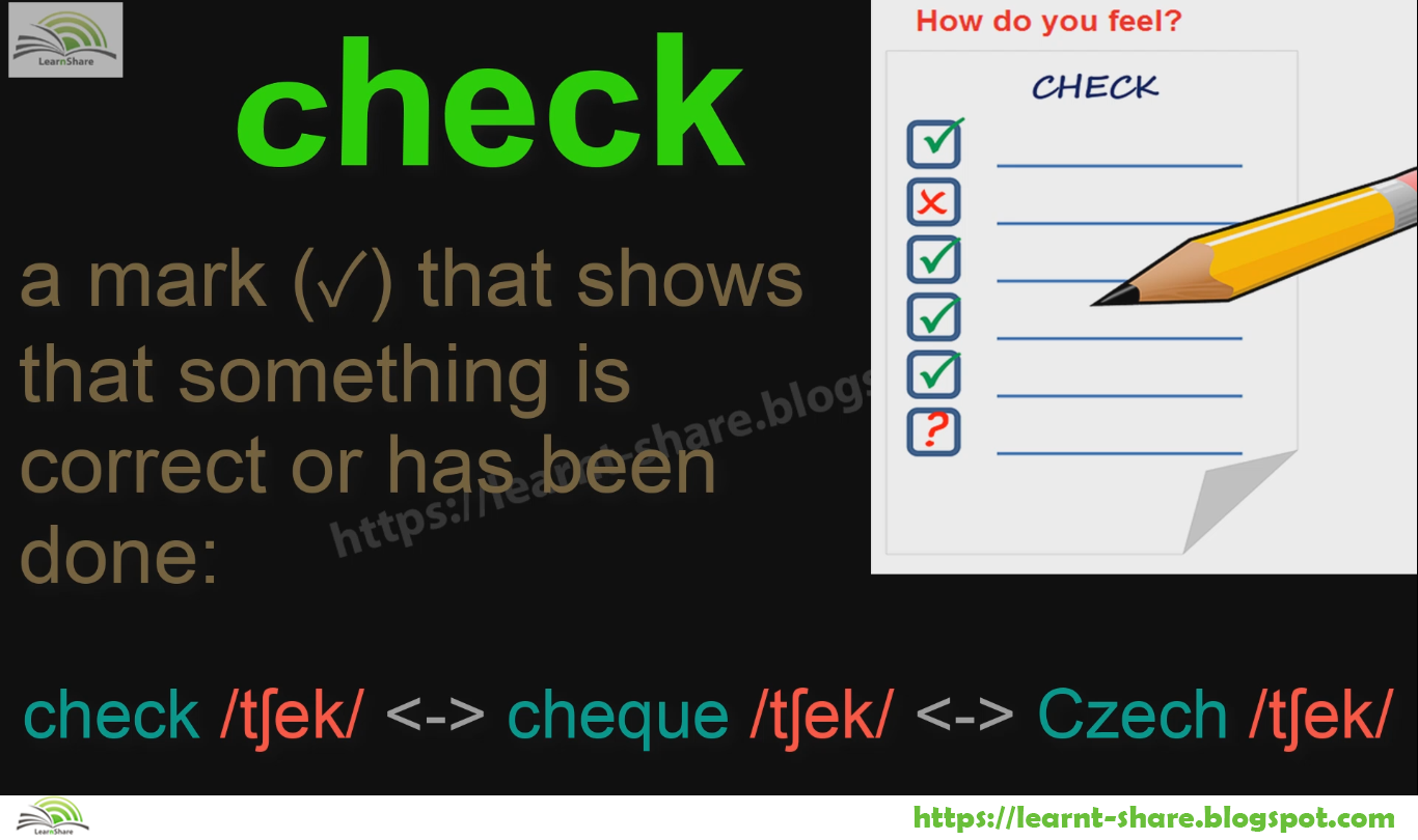 PICTURES: List of English Homophones that contain pronunciation of tʃ ...