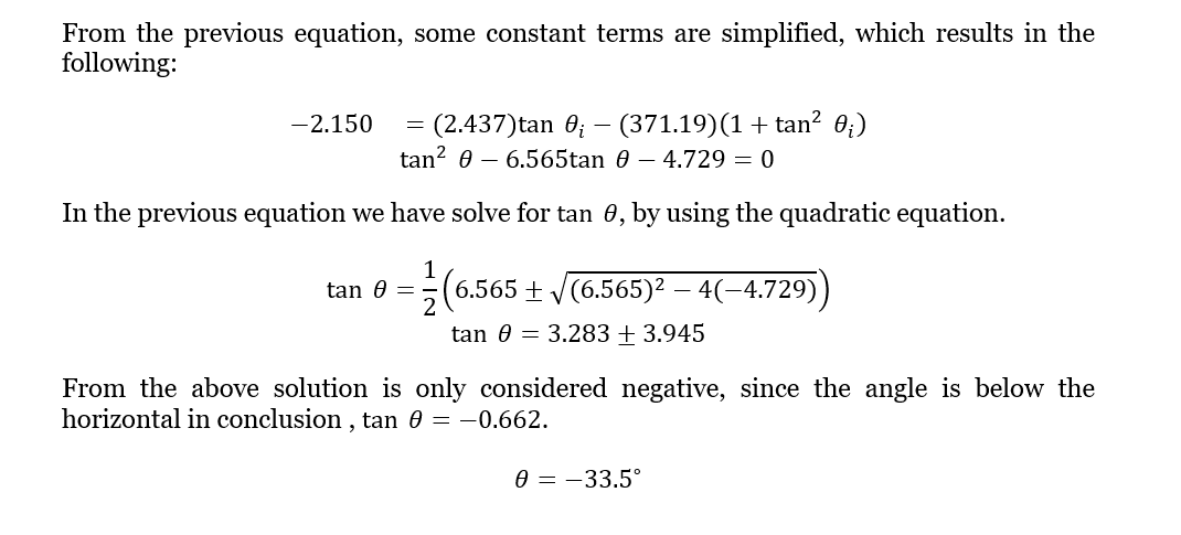 18. A dive-bomber has a velocity of 280 m/s at an angle θ below the horizontal. When the ...