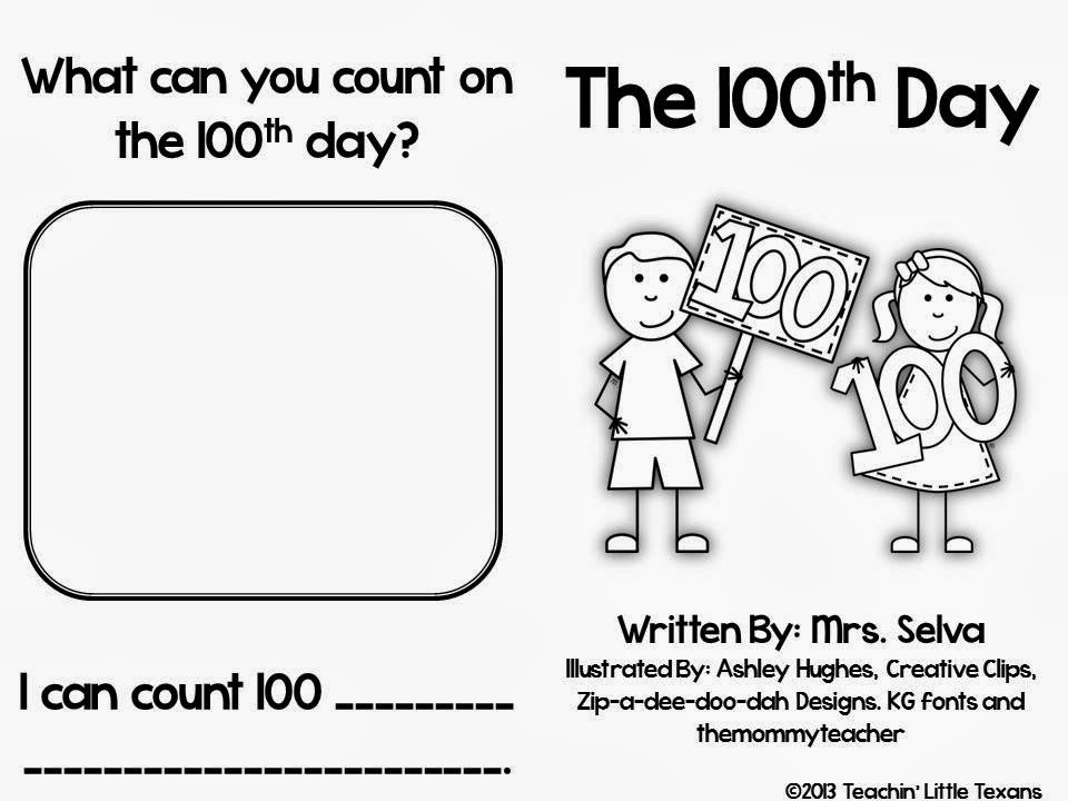 Teachin' Little Texans: Shared Reading Freebies for the 100th Day!