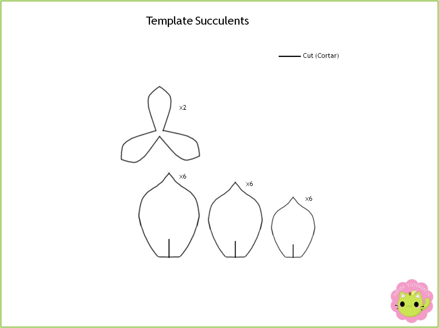 Nashi Tutorials: DIY: Paper Succulents