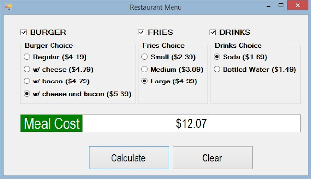 Simple Restaurant Menu System - code4dev