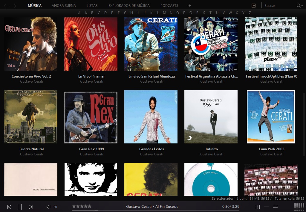 DISCOGRAFIA GUSTAVO CERATI