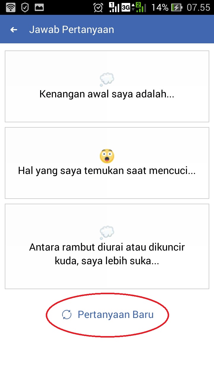 √ Cara Membuat Status Facebook Menjawab Pertanyaan Terbaru 2018 - Nanda ...