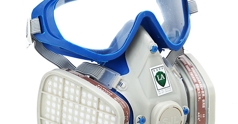 Full Face Silicone Respirator Mask Protection Painting Soldering Dust ...