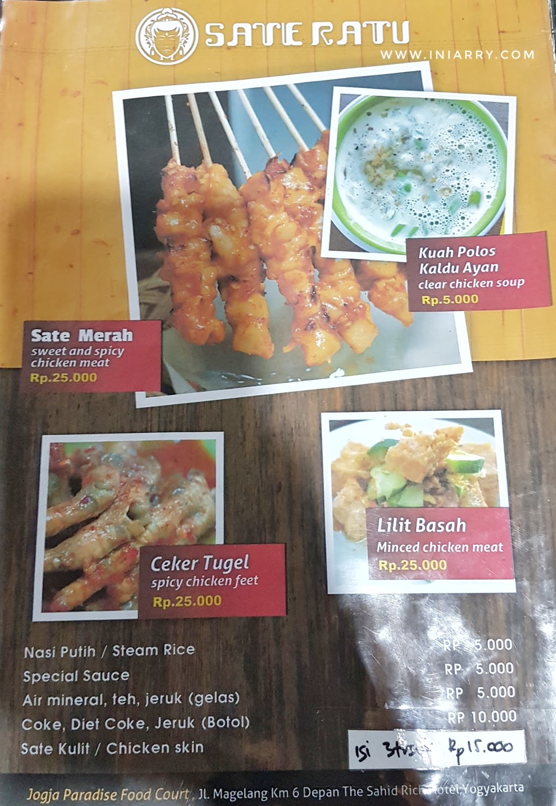 Inspirasi Bisnis Dari Warung Sate Jogja Yang Dikunjungi Wisatawan 74 ...